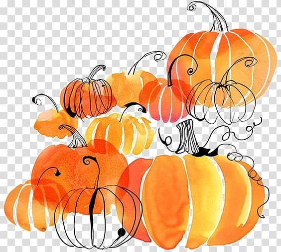 Free: Orange pumpkin , Autumn Harvest festival Thanksgiving Flyer ...