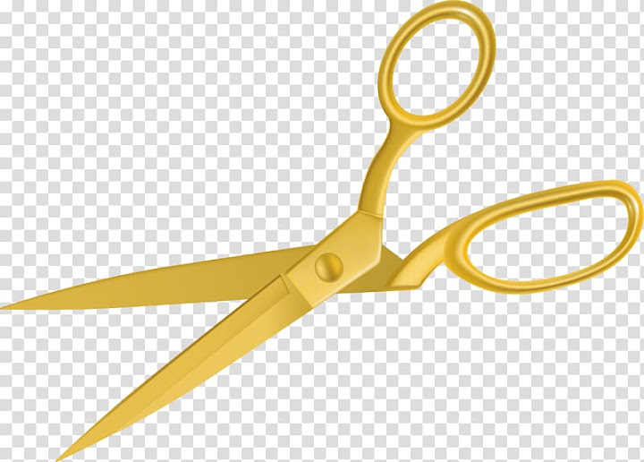 Free: Gold shears, Scissors Euclidean , A golden scissors transparent ...