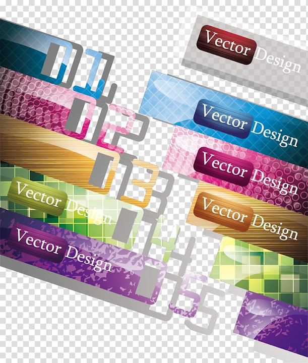 Free: Web banner, Beautifully colorful fashion label transparent ...