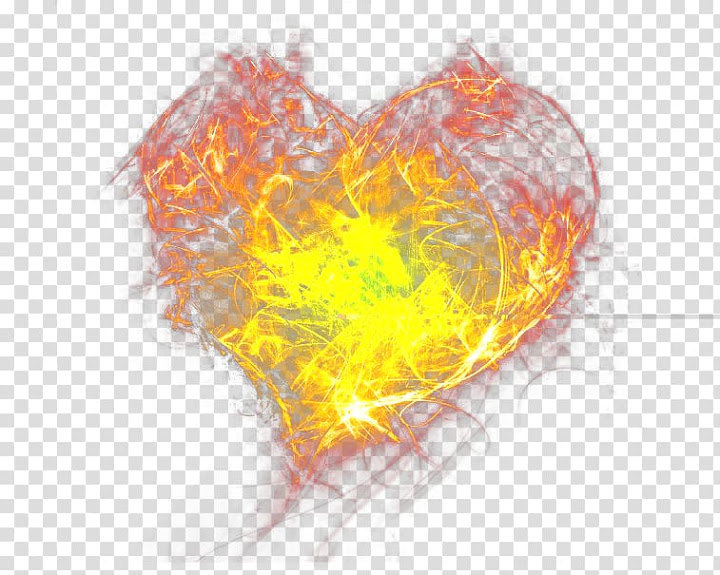 Free: Yellow, orange, and red heart , Fire Heart , Heart fire ...