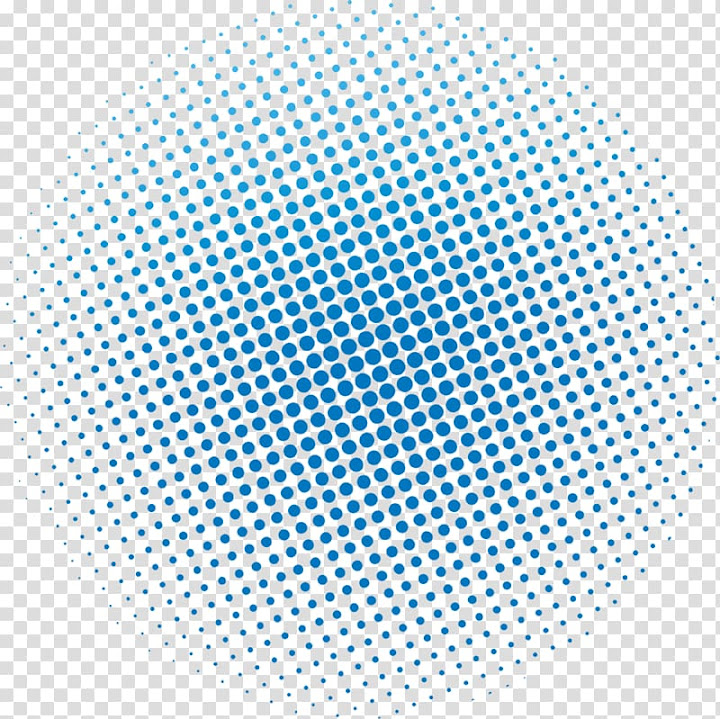 Free: Illustration Pop art, Blue dot Carnival Poster, blue polka dot ...