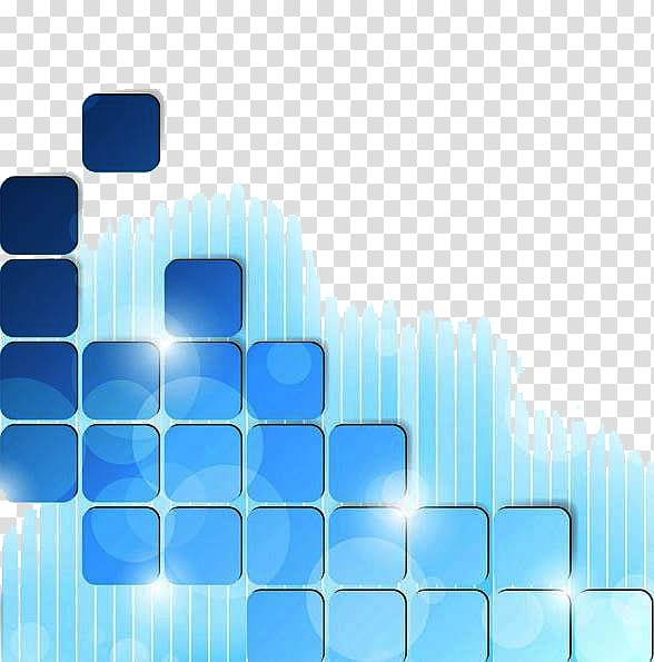 Free: Blue puzzle illustration, Light Advertising, Light effect glass ...