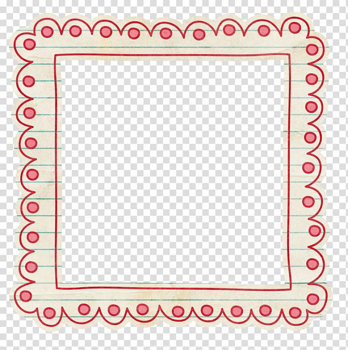 Free: White and red avatar border, frame Film frame Digital frame, Red ...