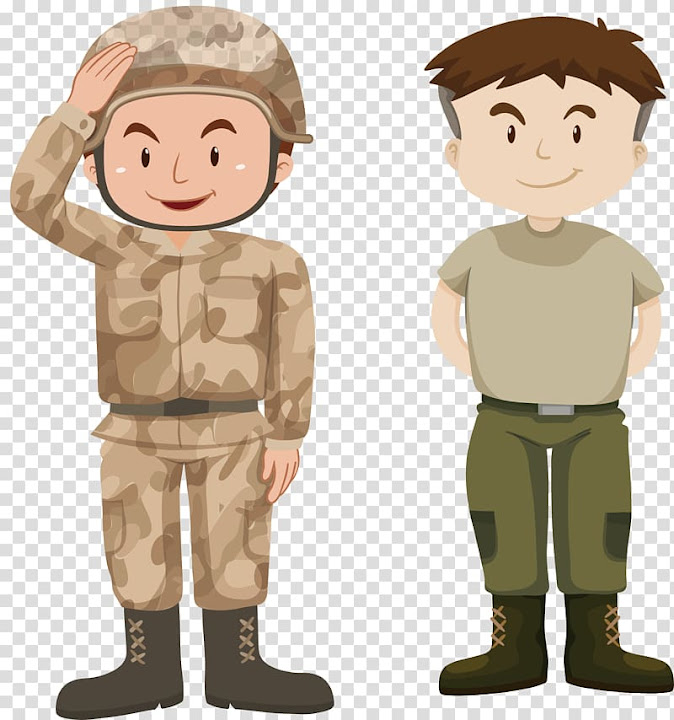Free: Soldier Military Illustration, Standing in line transparent ...