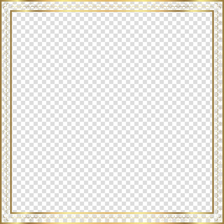 Free: Square gold frame illustration, file formats Lossless compression ...