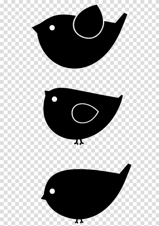 Free: Bird Sparrow Sticker Stencil, Black Sparrow transparent ...