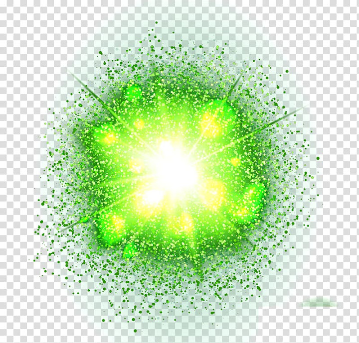 Free: Green light effect round transparent background PNG clipart ...