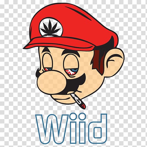Free: Super Mario Bros. Cannabis smoking, mario bros transparent ...