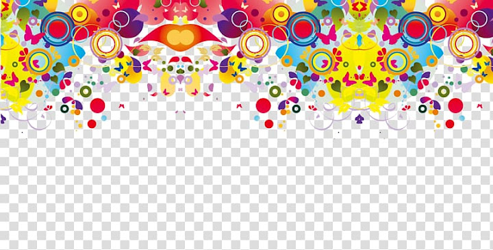 Free: Multicolored abstract illustration, Illustration, Colorful border ...