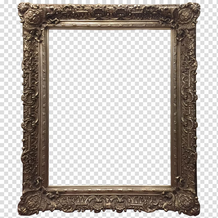 Free: Frames Painting Oil paint Antique, wood frame transparent ...