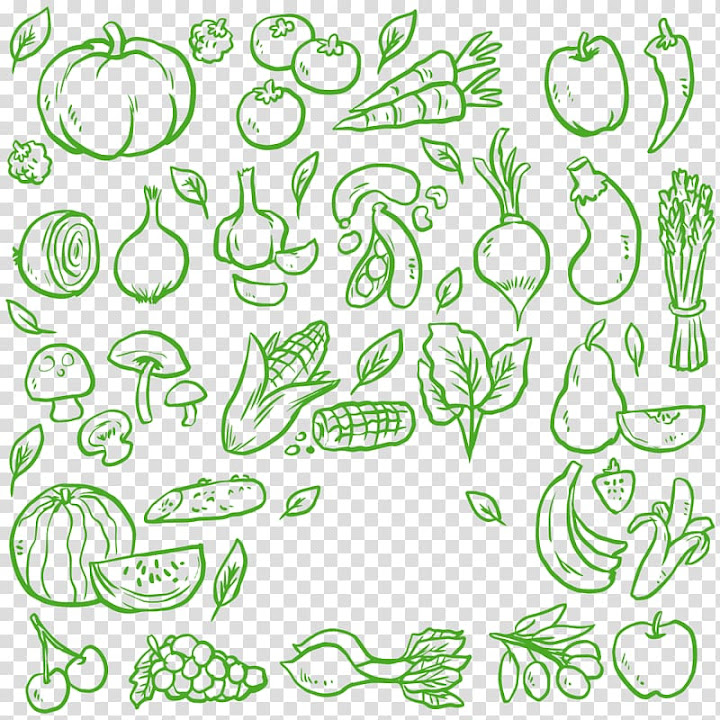 Free: Vegetable Green Food, Vegetable material transparent background ...