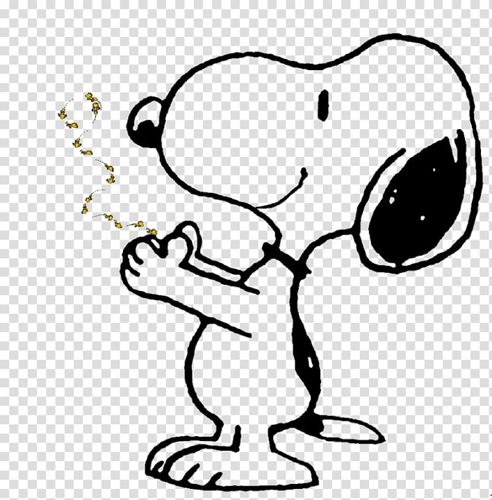 Free: Snoopy Wood Line art, snoopy transparent background PNG clipart ...
