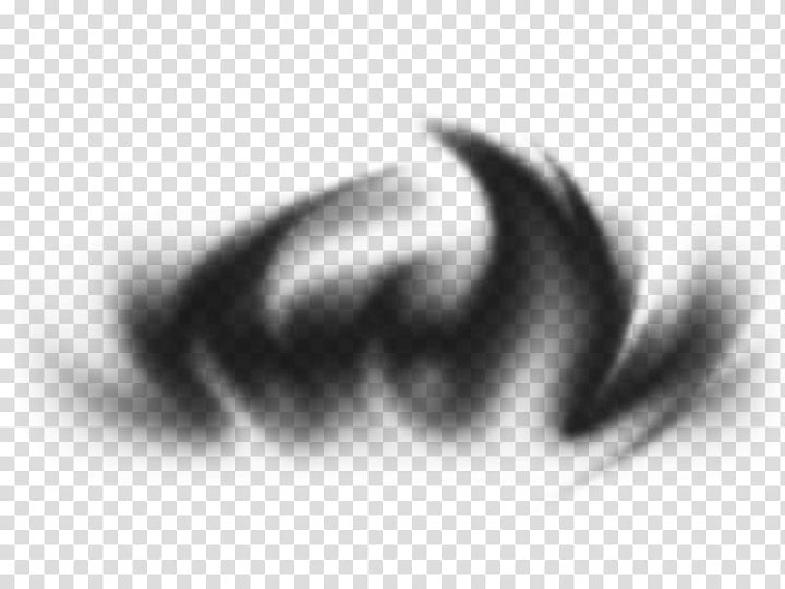 Free: Smoke and Fire Brushes, black and white abstract painting ...