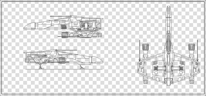 Free: Frei Tek E Wing Line Art transparent background PNG clipart ...