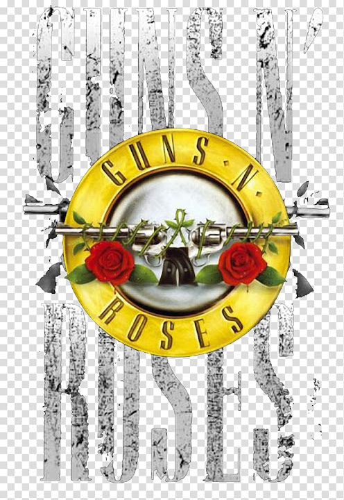 Free: Yellow and red Guns N Roses logo, Guns N\' Roses LP record ...