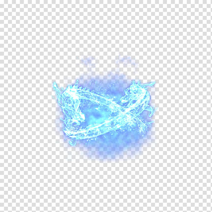 Free: Ice glow , Light Blue Flame, Ice Dragon luminous efficiency ...