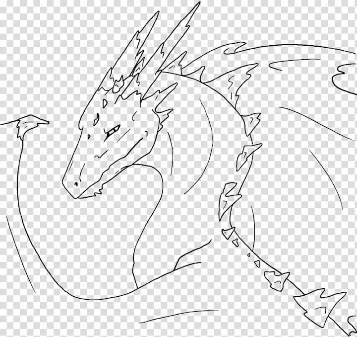 Free: Dragon lines, dragon sketch transparent background PNG clipart ...