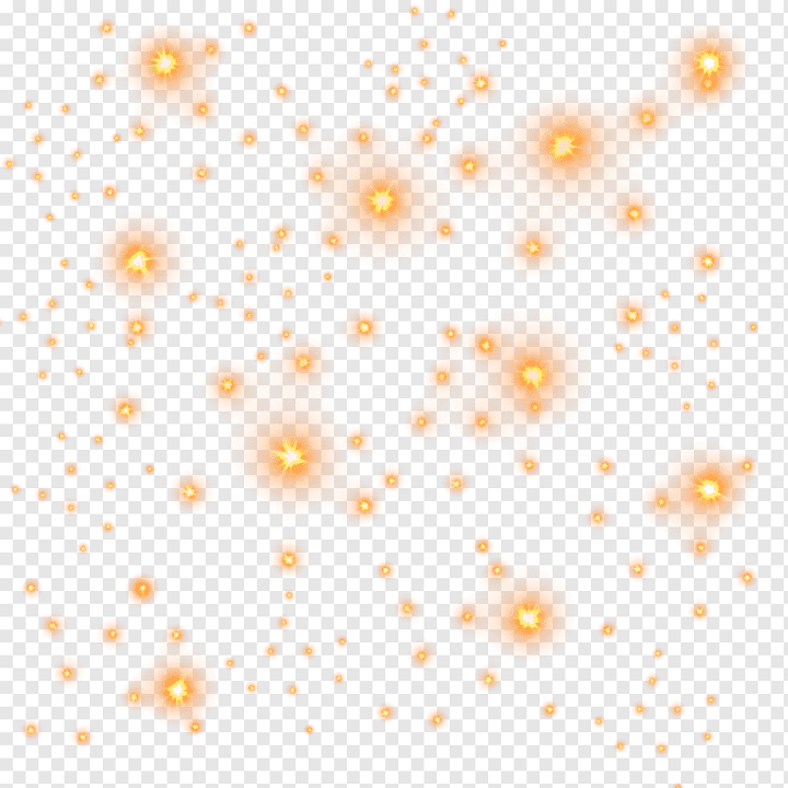 Free: Light Star Motif, Golden light stars, orange sparkling light ...