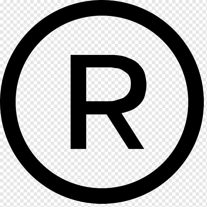 Free: Registered trademark symbol Service mark Copyright, r, text ...