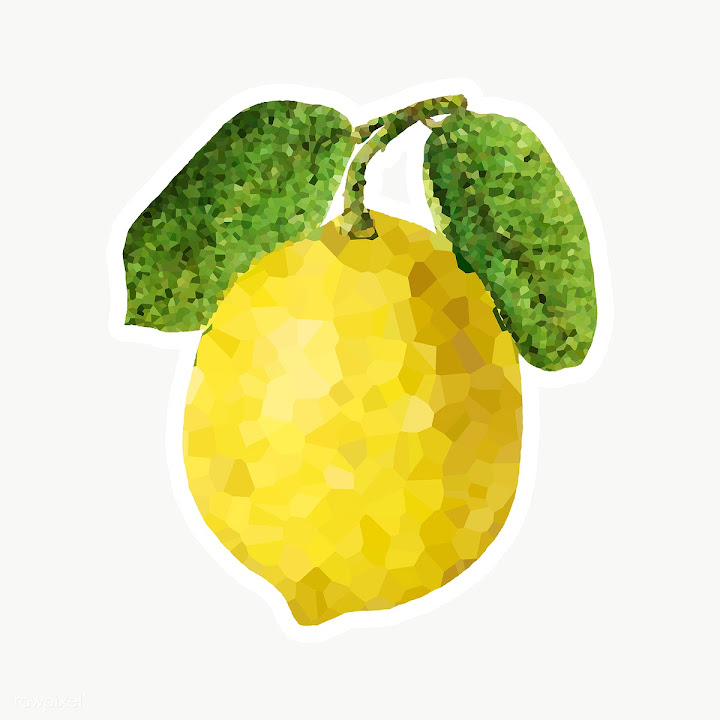 Free: Lemon crystallized style sticker overlay | Free transparent png ...