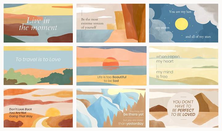 Free: Inspirational quotes watercolor desktop wallpaper | Free PSD ...