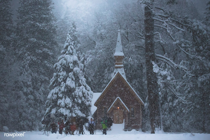 Free: Frozen Cathedral in Yosemite Valley, Californ.. | Free stock ...