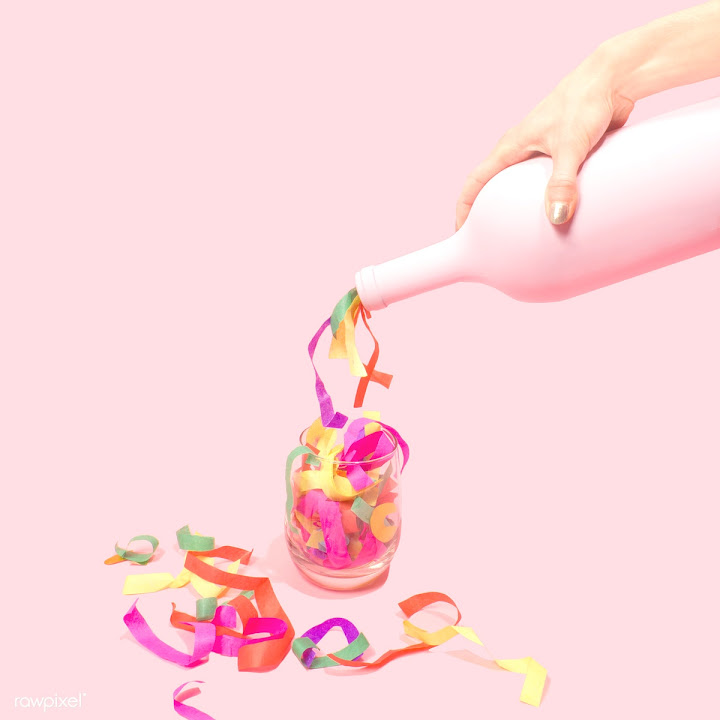 Free: Woman pouring paper strands from a bottle int.. | Free stock ...