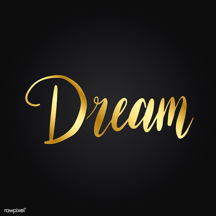 Free: Dream wording typography style vector | Free stock vector ...