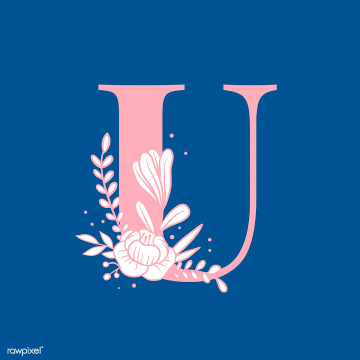 Free: Botanical capital letter U vector | Free stock vector - 532996 ...