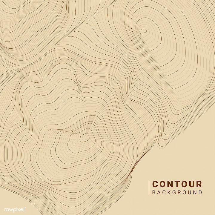 Free: Brown abstract contour lines illustration | Free stock vector ...