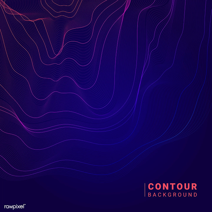 Free: Colorful abstract contour lines illustration | Free stock vector ...