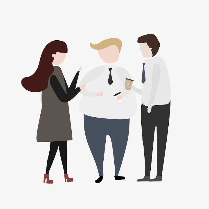 Free: Business people socializing clipart, cartoon | Free Photo ...
