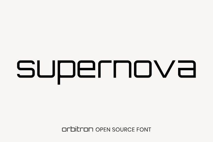 Free Orbitron Open Source Font By Matt Free Font Add On Rawpixel