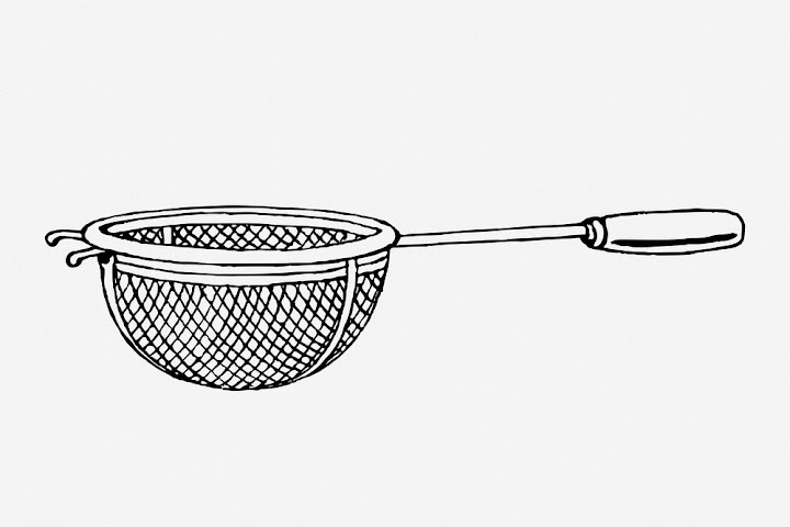 Free: Sieve drawing, vintage kitchenware illustration. | Free Photo ...