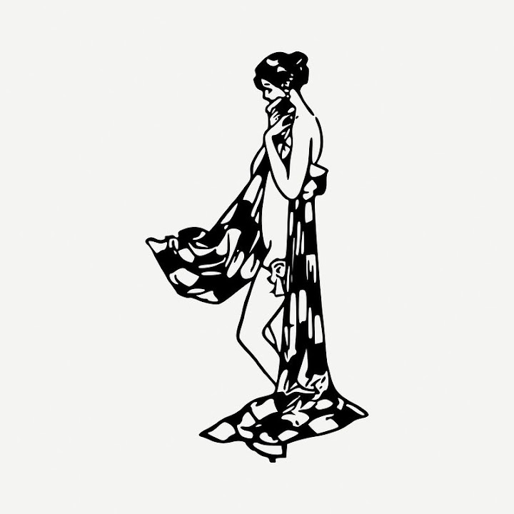 Free: Woman getting dressed drawing, vintage | Free PSD - rawpixel ...