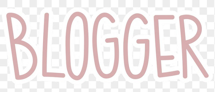 Free: Blogger png word sticker typography, | Free PNG - rawpixel - nohat.cc