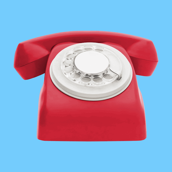 Free: Red rotary telephone, retro aesthetic | Free Photo - rawpixel ...