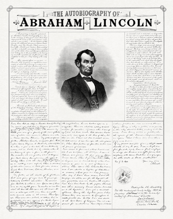Free: The autobiography of Abraham Lincoln | Free Photo Illustration ...