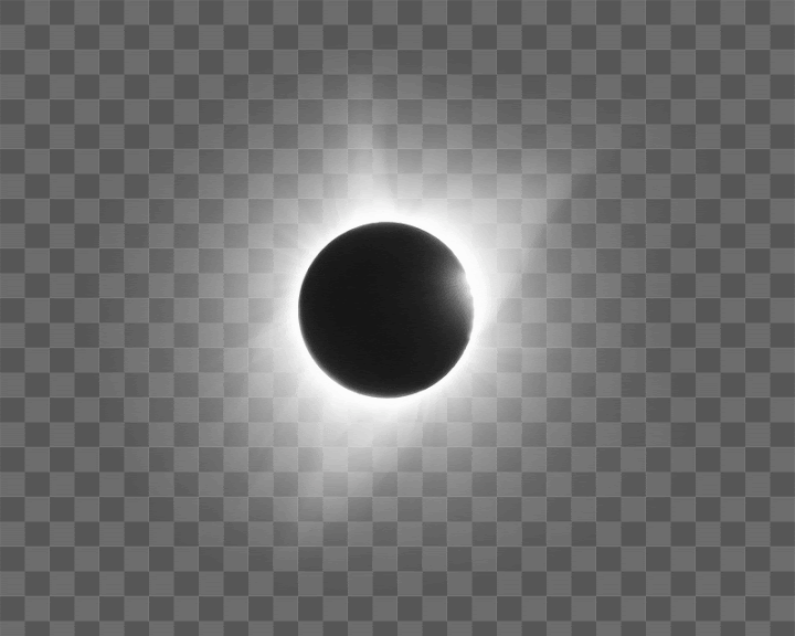 Free: Png total solar eclipse sticker, | Free PNG - rawpixel - nohat.cc