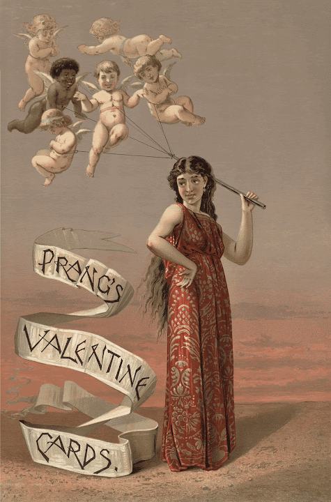 Free: "Prang's Valentine cards". Advertisement for Prang's | Free Photo ...