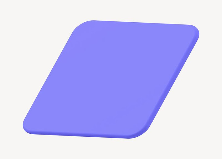 Free: 3D parallelogram shape, purple geometric | Free Photo - rawpixel ...