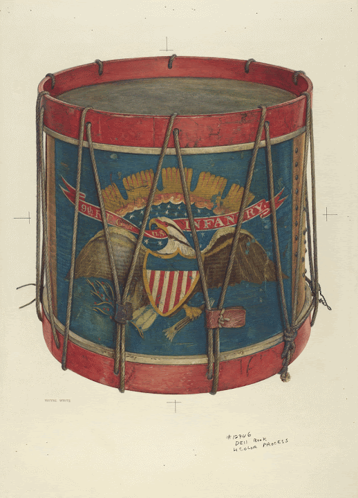 Free: Civil War Drum (1939–1940) by Wayne | Free Photo - rawpixel ...