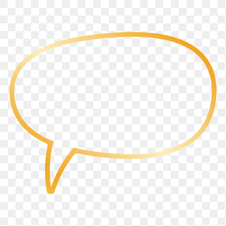 Free: Gold speech bubble png sticker, | Free PNG - rawpixel - nohat.cc