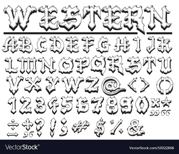 Free: Complete font set vector image - nohat.cc Free: Complete font set vector image - nohat.cc
