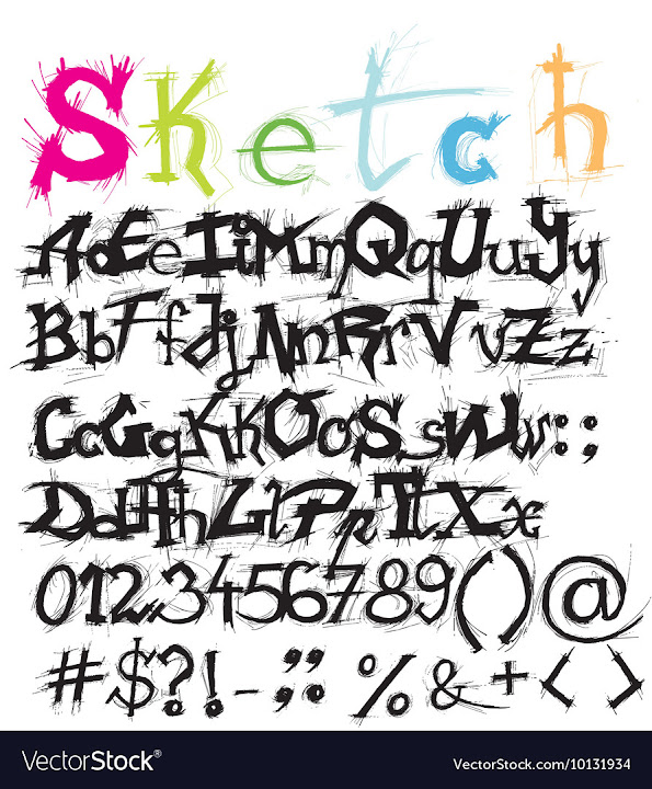 Free: Complete font set vector image - nohat.cc Free: Complete font set vector image - nohat.cc