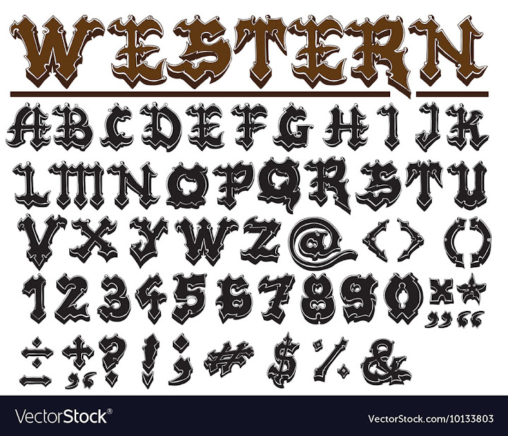 Free: Complete font set vector image - nohat.cc Free: Complete font set vector image - nohat.cc