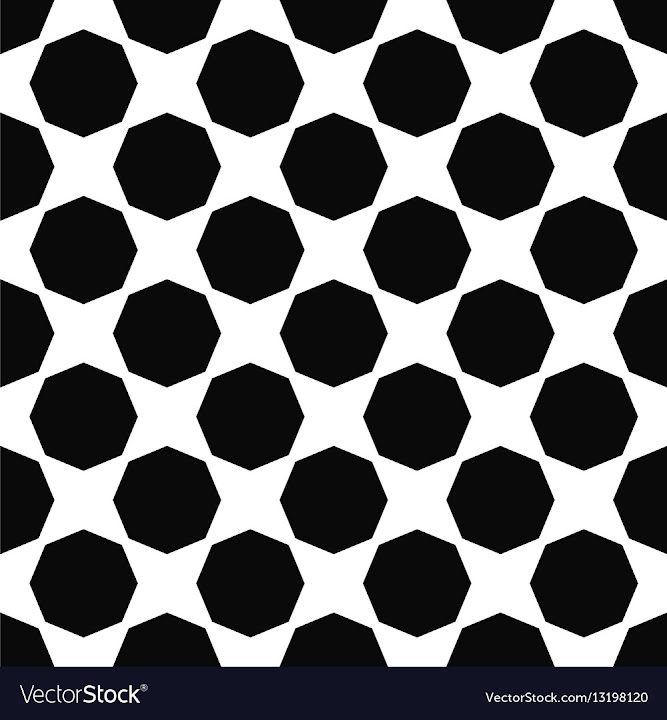 Free: Abstract monochrome octagon pattern background vector image ...