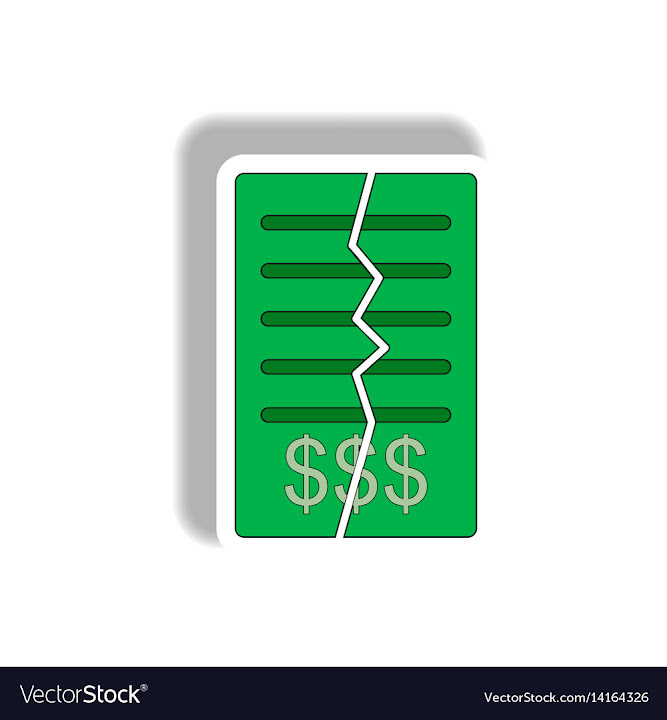 Free: Torn contract in paper sticker vector image - nohat.cc