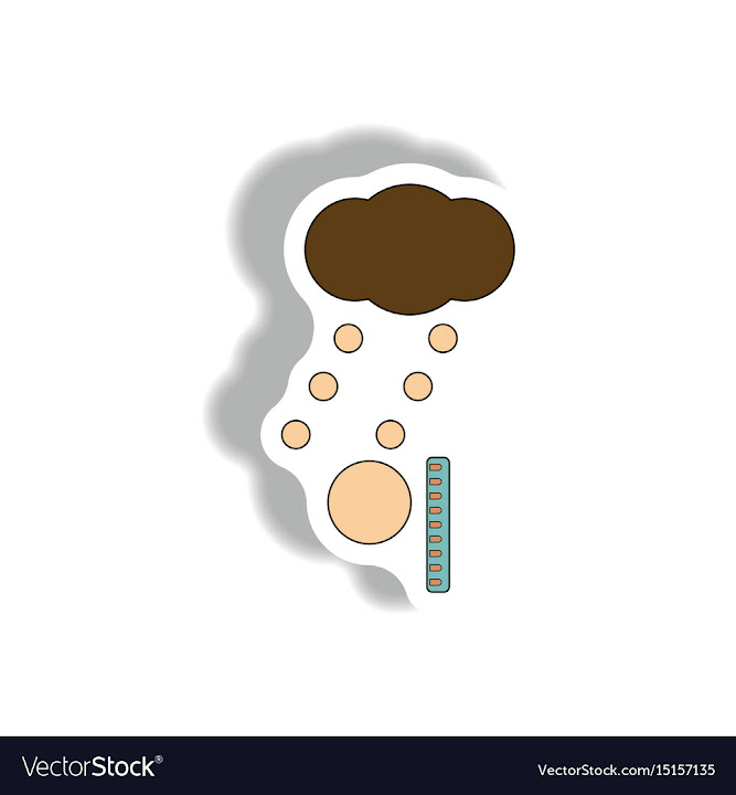 Free: Hail and ruler sticker hail length vector image - nohat.cc