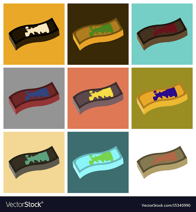 Free: Assembly of flat icons dirty money vector image - nohat.cc